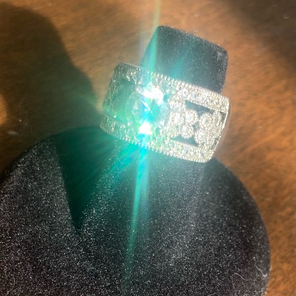 Jewelry | Cut Glass Ring Size 6 | Poshmark